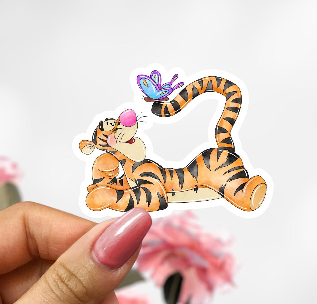 Disney Tigger Sticker, Disney Sticker Decal, Winnie the Pooh - Etsy
