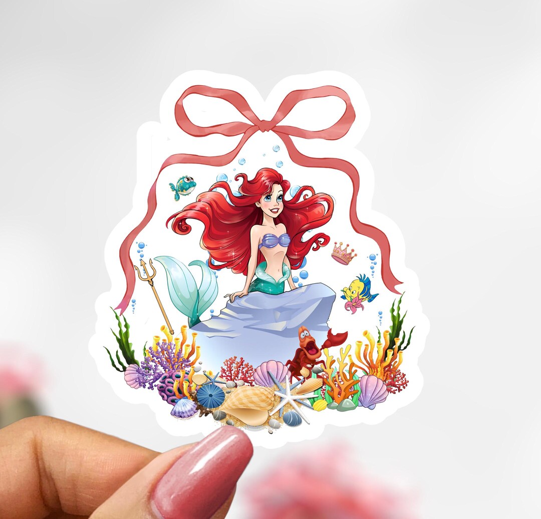 Disney Ariel Sticker, Ariel Sticker Decal, Little Mermaid Sticker - Etsy