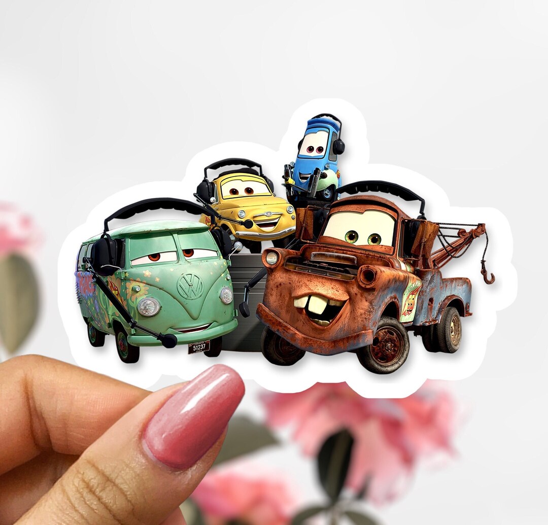 Disney Pixar Cars Sticker, Tow Mater Cars Sticker Decal - Etsy