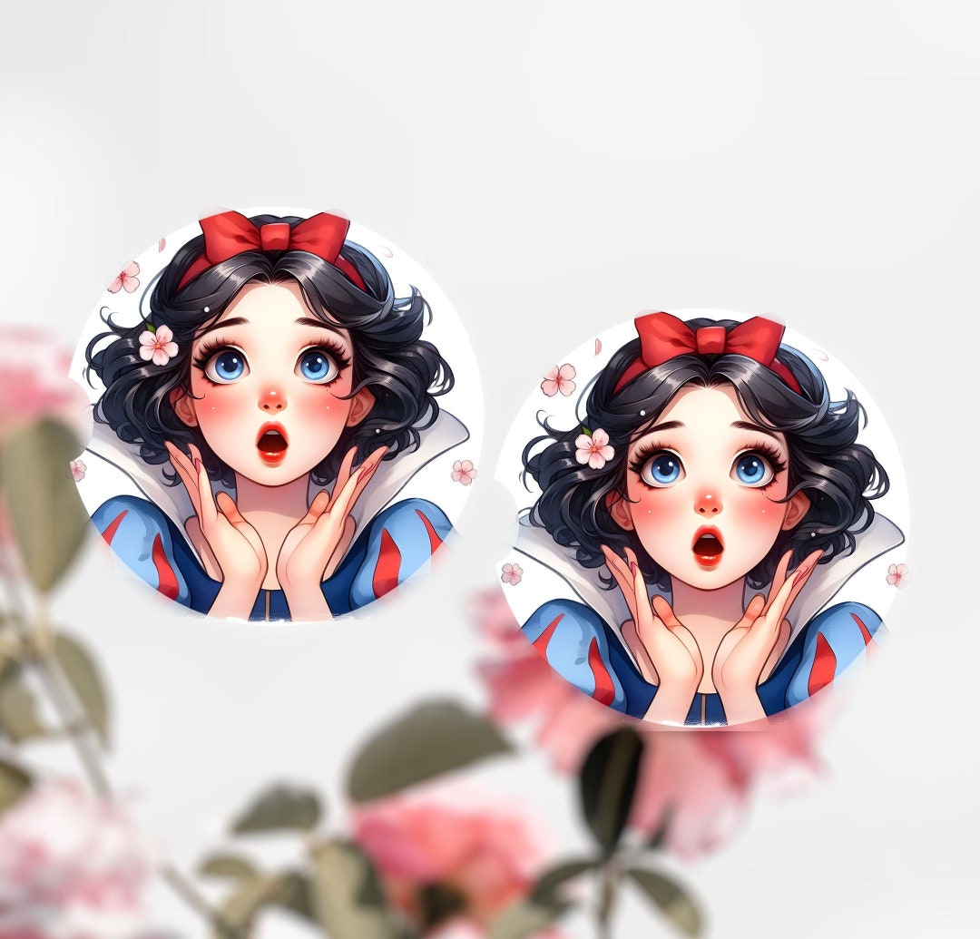 Snow White Coasters, Disney Snow White Car Coasters - Etsy