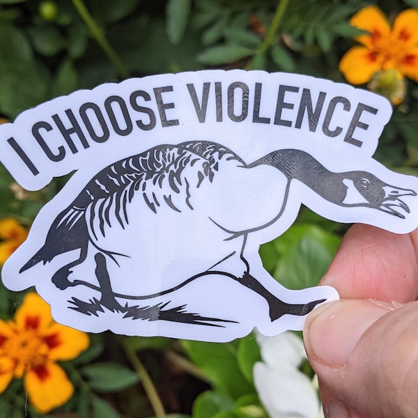I Choose Violence Decal - Etsy