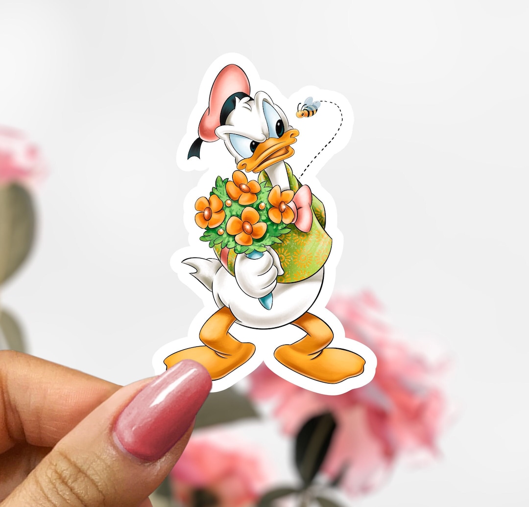 Donald Duck Sticker, Disney Duck Sticker, Donald Duck Decal - Etsy