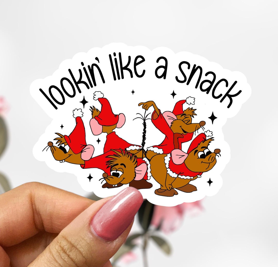 Gus Gus Looking Like A Snack Sticker, Disney Mouse Sticker, Cinderella ...
