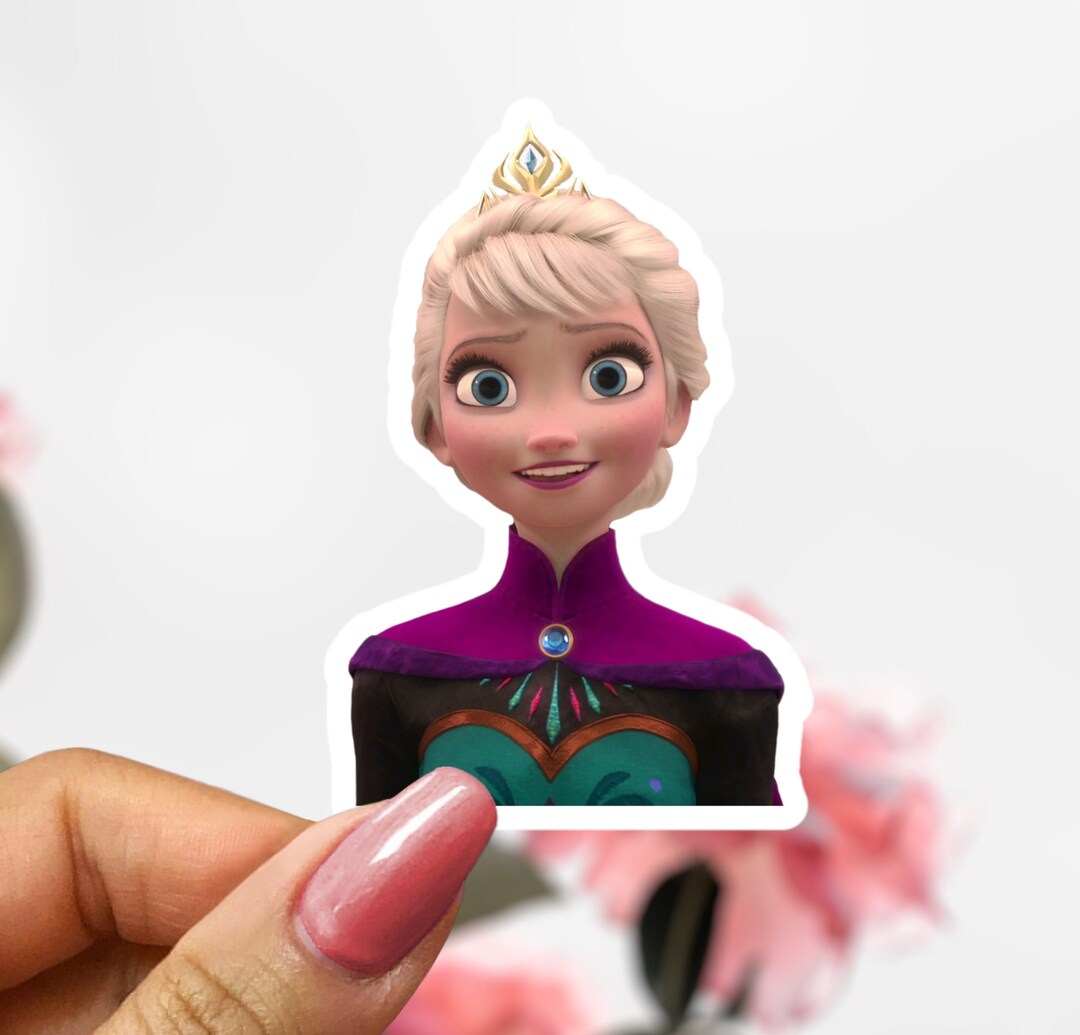 Disney Frozen Sticker, Elsa Sticker Decal, - Etsy