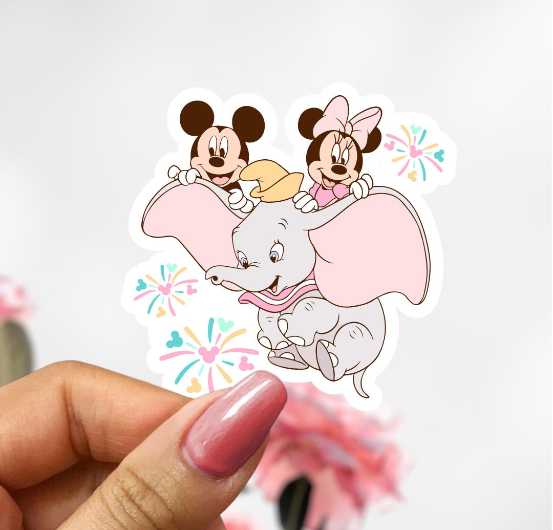 Dumbo Elephant Sticker Decal - Etsy