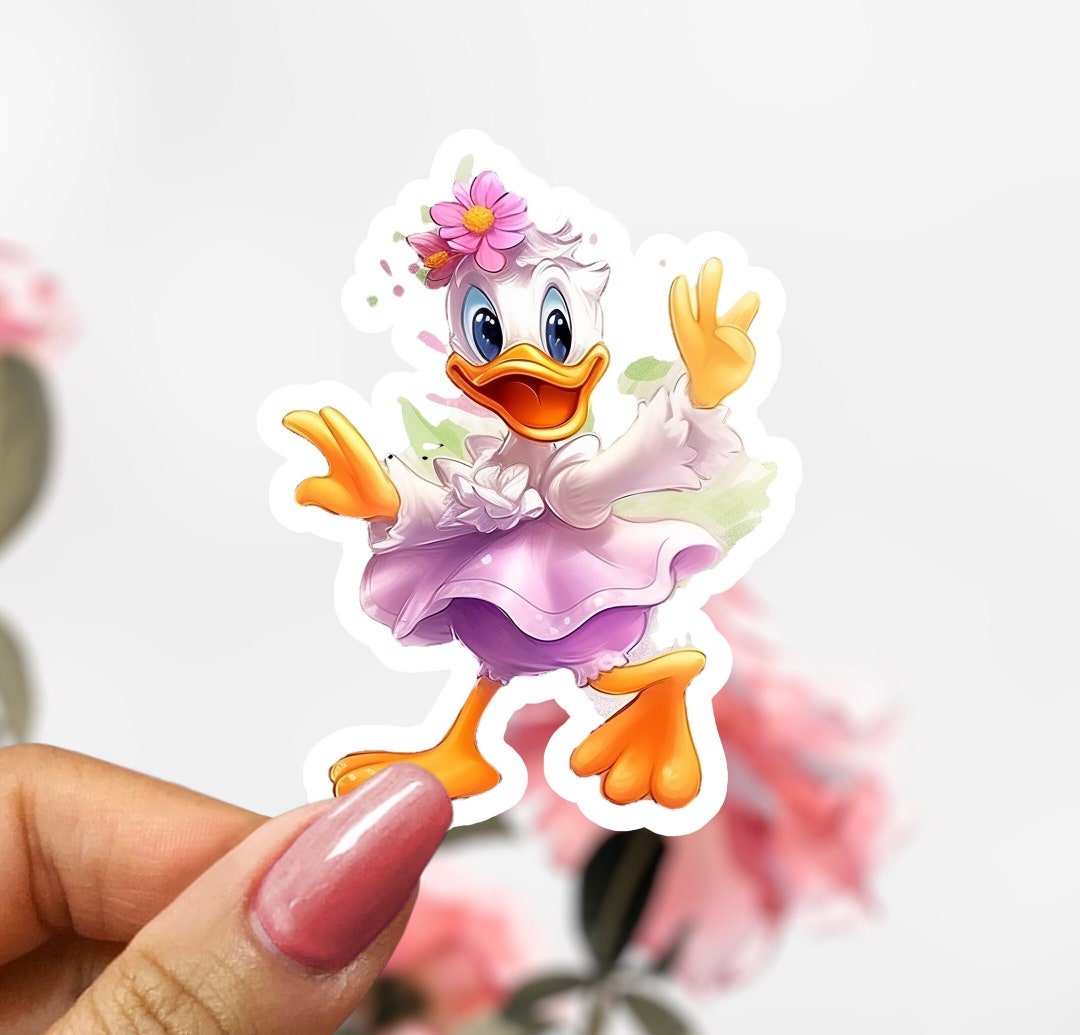 Daisy Duck Sticker, Disney Duck Sticker, Daisy Duck Decal - Etsy