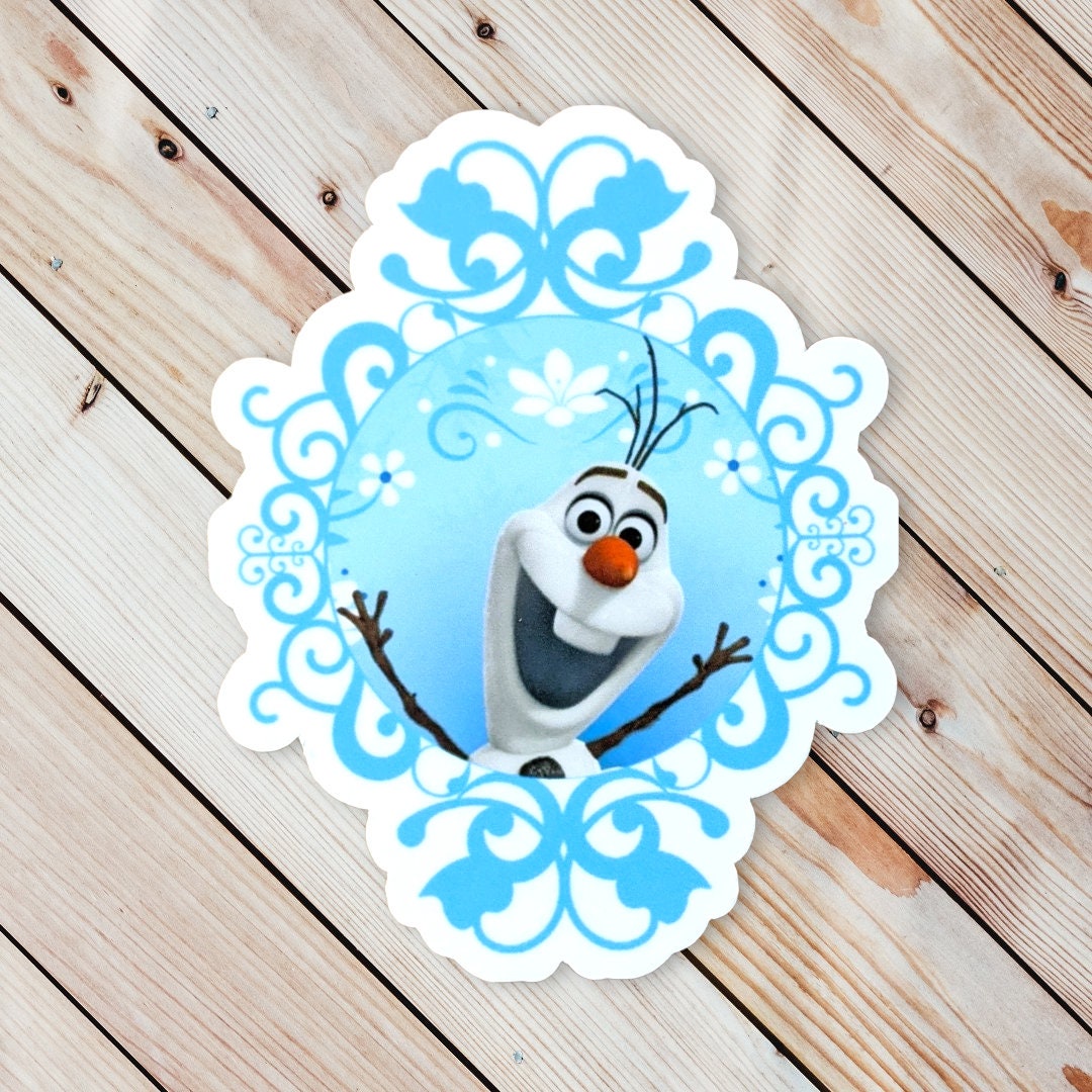 Frozen Olaf Sticker Disney Olaf Sticker Decal - Etsy