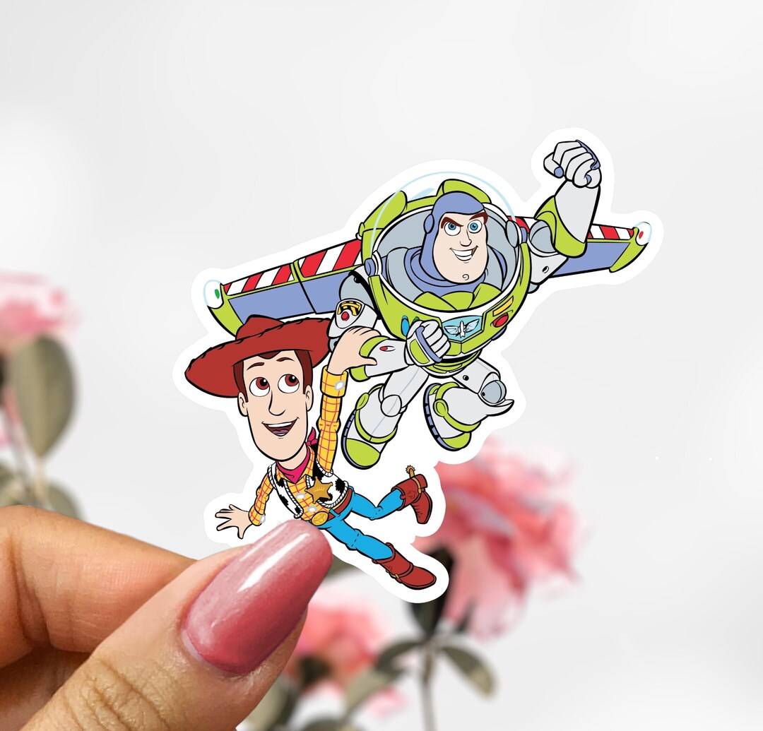 Disney Woody and Buzz Lightyear Sticker, Woody Sticker, Buzz Lightyear ...
