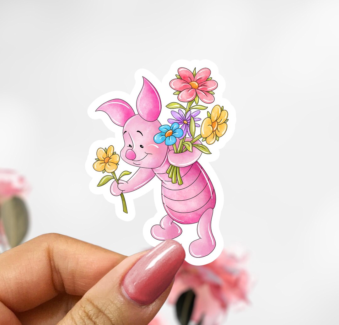Winnie the Pooh Piglet Sticker, Winnie the Pooh Sticker Decal - Etsy