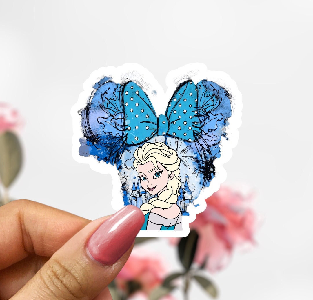 Frozen Elsa Sticker, Disney Elsa Sticker Decal - Etsy