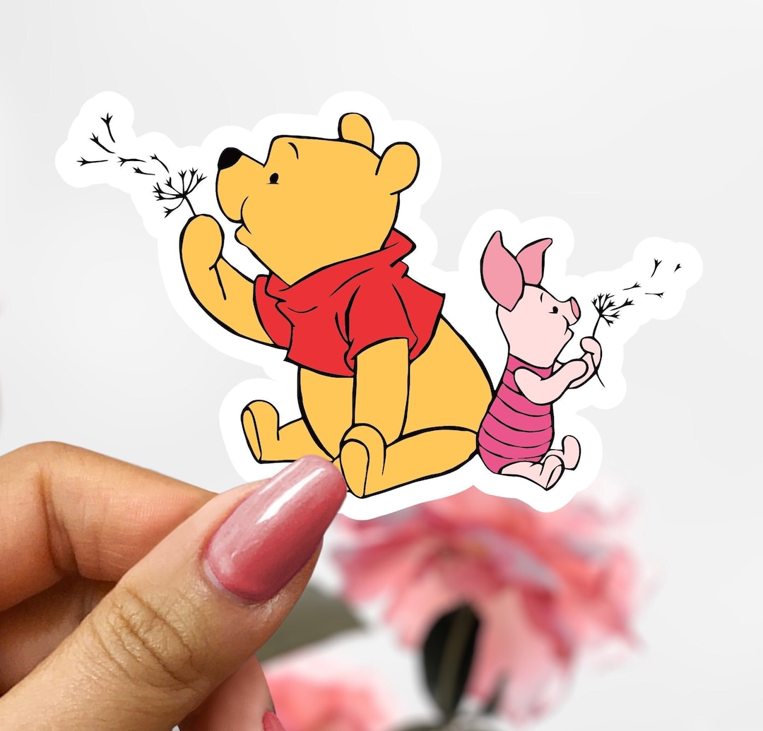 Winnie the Pooh and Piglet Too Sticker, Disney Pooh and Friends Sticker ...