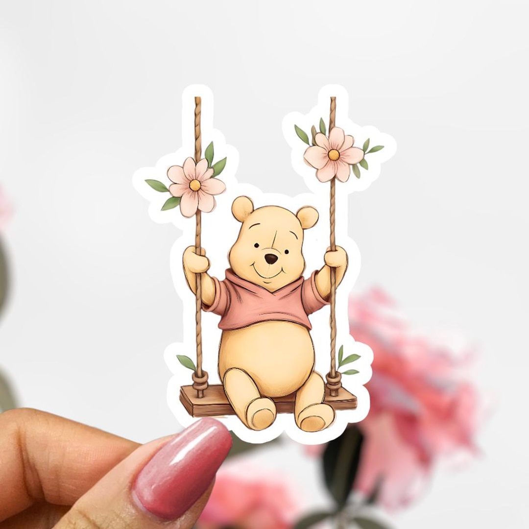 Winnie the Pooh Sticker, Disney Pooh and Friends Sticker Decal - Etsy
