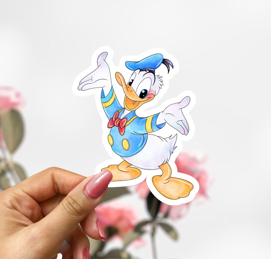 Donald Duck Sticker, Disney Duck Sticker, Donald Duck Decal - Etsy