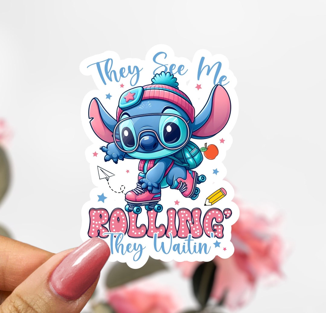 Stitch Back to School Sticker, Disney Lilo & Stitch Decal, - Etsy
