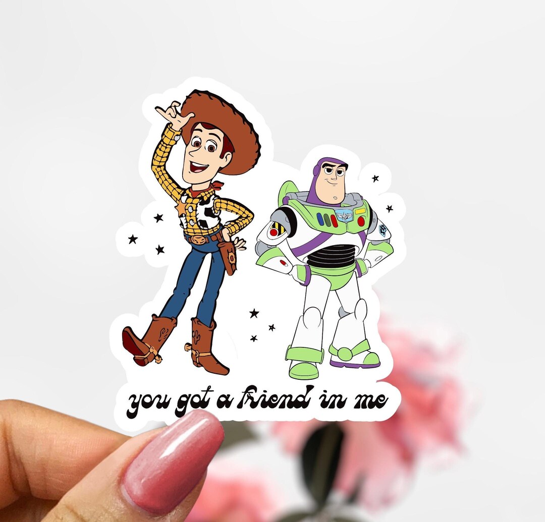 Disney Woody and Buzz Lightyear Sticker, Woody Sticker, Buzz Lightyear ...