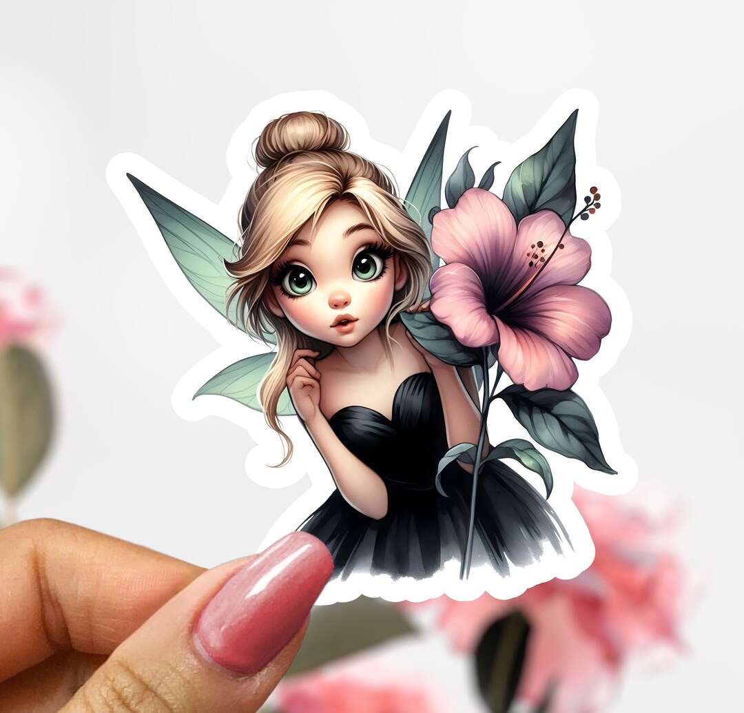 Tinkerbell Sticker, Cartoon Disney Sticker Decal, Peter Pan Sticker - Etsy
