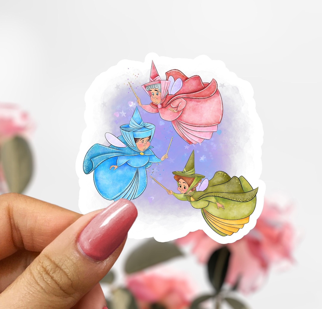 Fairies Sticker, Bibbidi Bobbidi Boo Sticker - Etsy