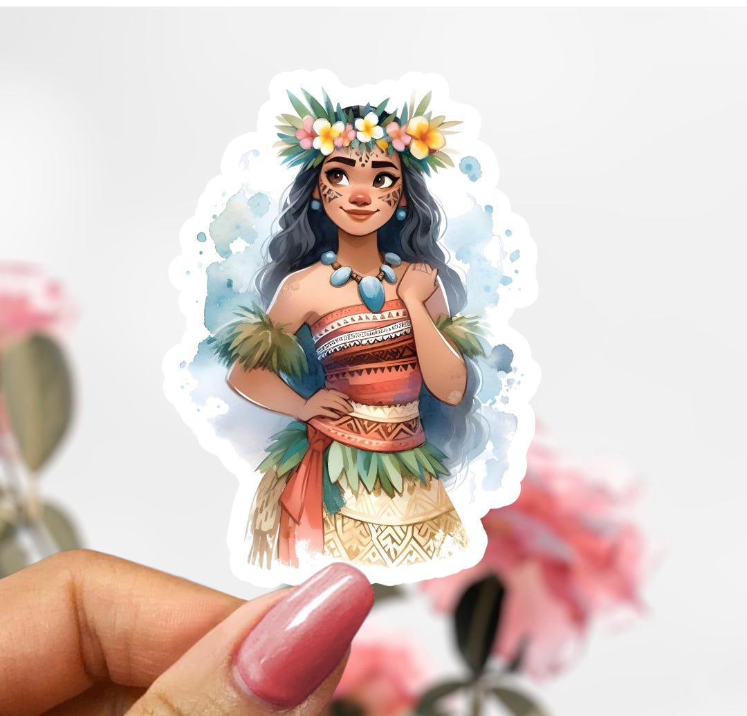 Moana Sticker, Disney Moana Decal, - Etsy