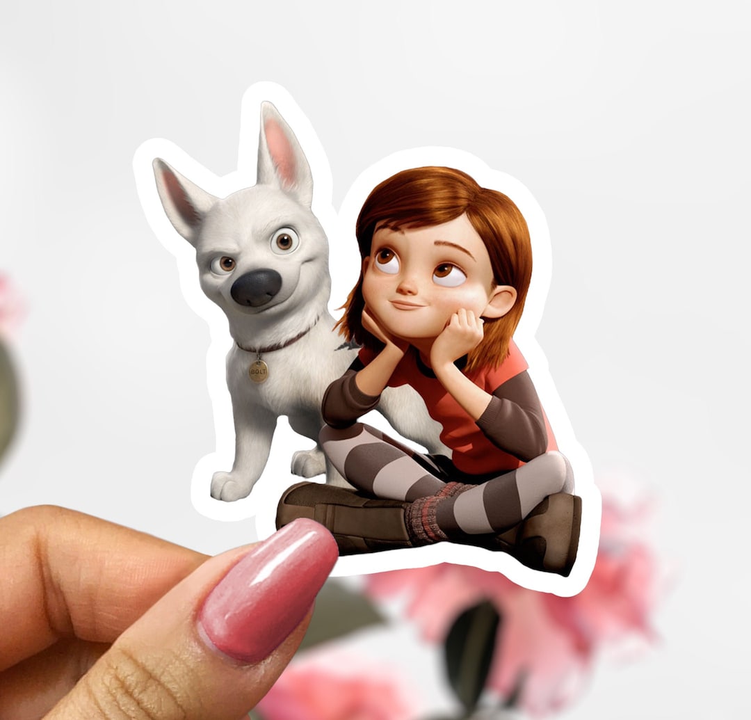 Disney Bolt Sticker, Bolt & Penny Sticker, Dog Decal - Etsy