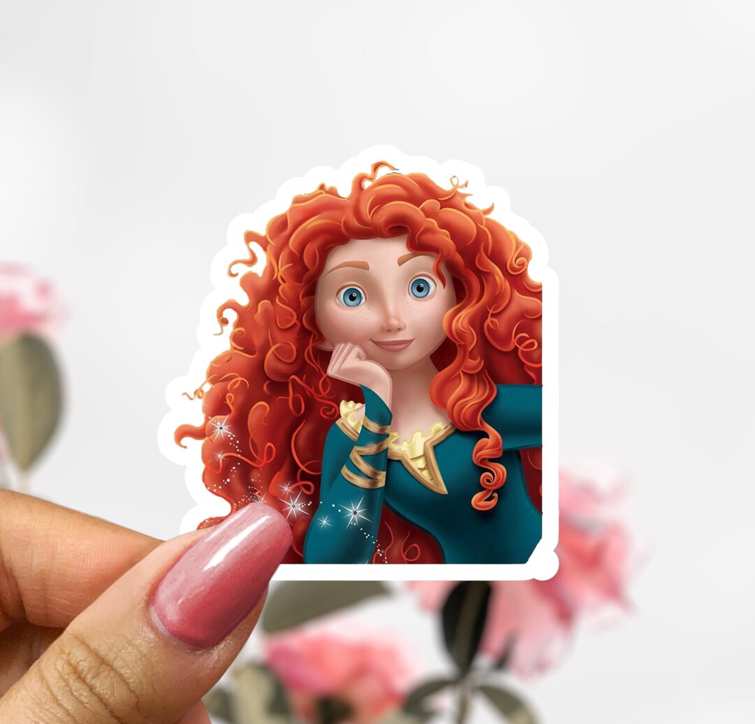 Princess Merida Sticker, Brave Sticker, Brave Merida Decal - Etsy
