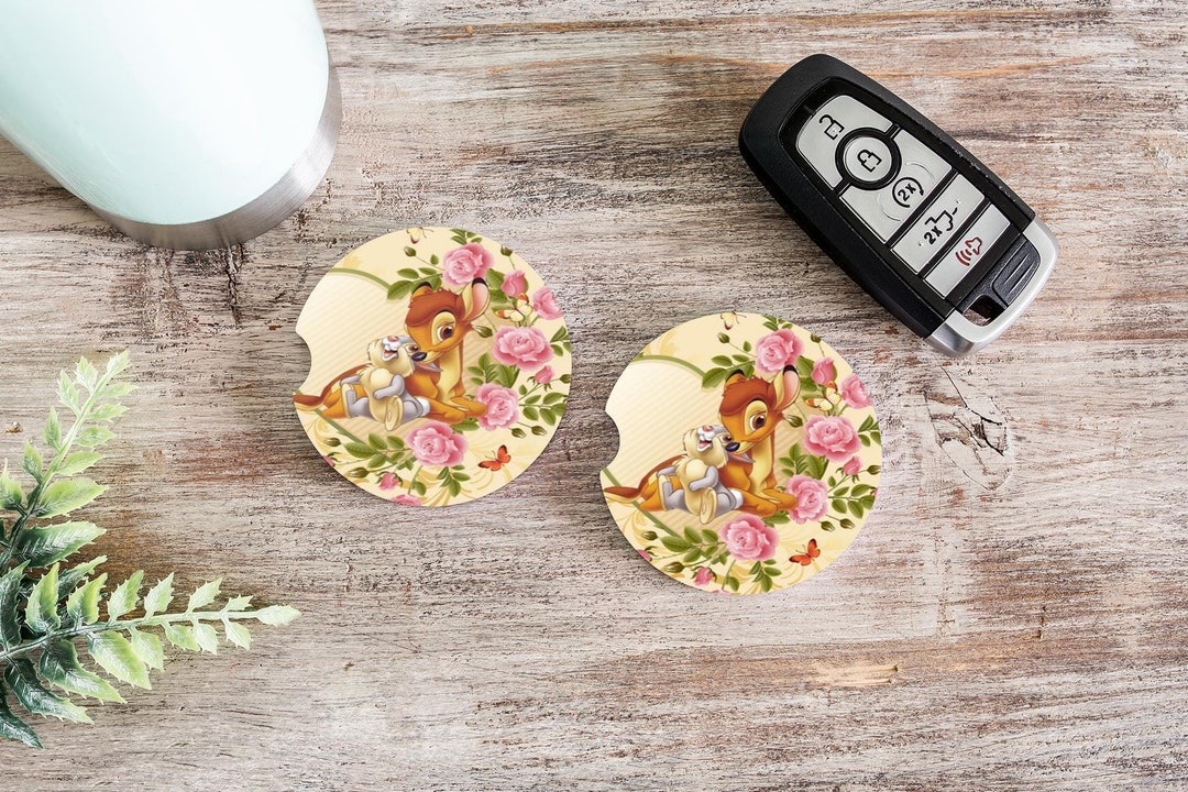 Bambi Car Coasters, Disney Thumper Car Coasters - Etsy
