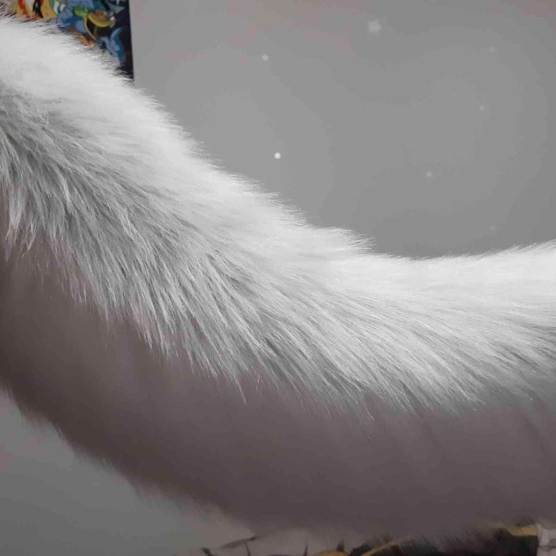 Furry Black Wolf Tail - Etsy