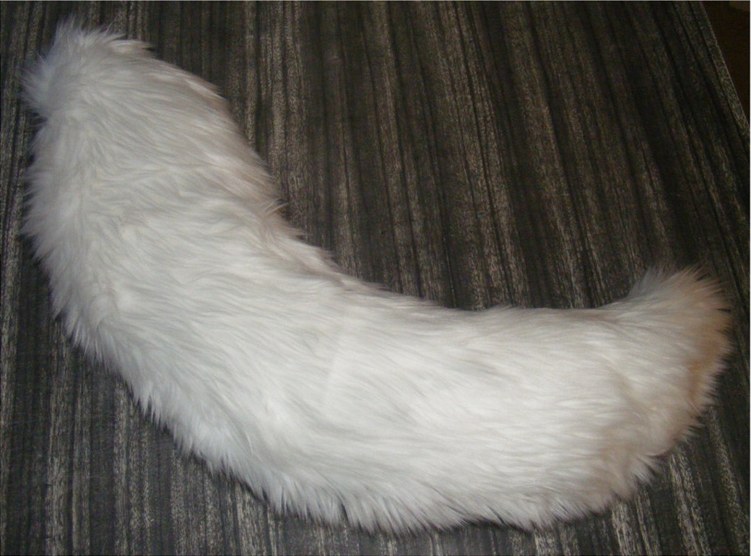 Homemade Fuzzy Wolf Tail, Fursuit Tail, Furry Costume, Wolf Cosplay ...