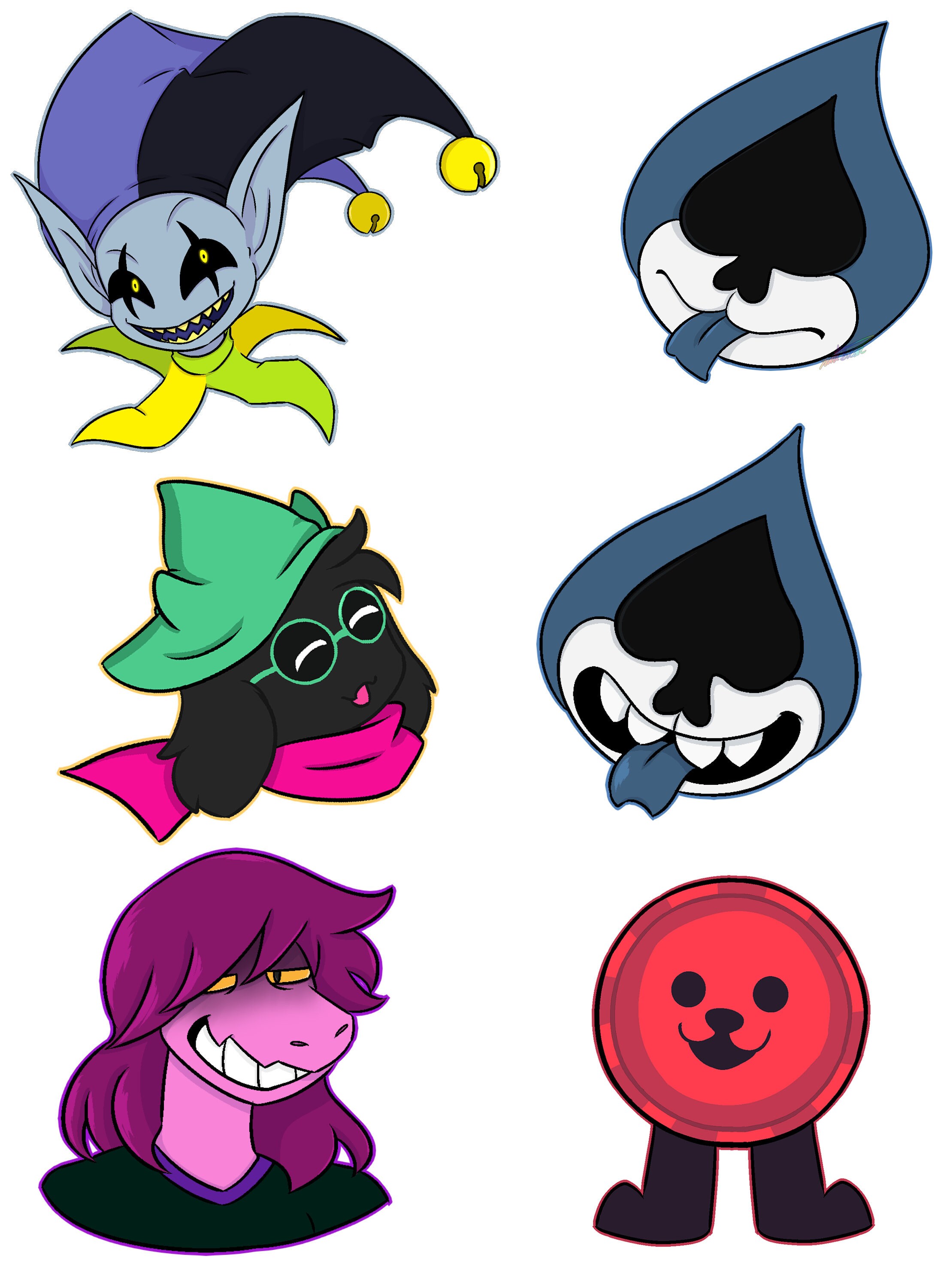 Deltarune Stickers | Etsy