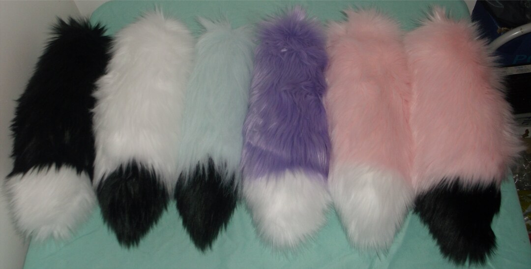 Handmade Faux Fur Fox Tail: Costume Fursuit Accessory (READ DESCRIPTION ...