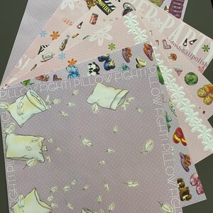 Slumber Party Scrapbooking Kit by Carol Wilson Fine Arts, Inc. - Etsy