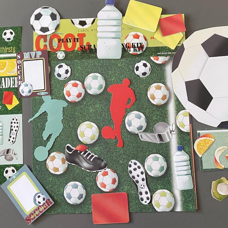 Soccer Scrapbook - Etsy