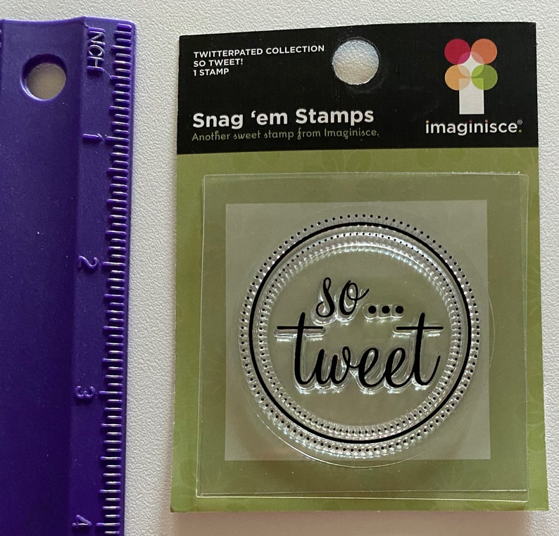 So Tweet! Snag 'em Stamp - Etsy