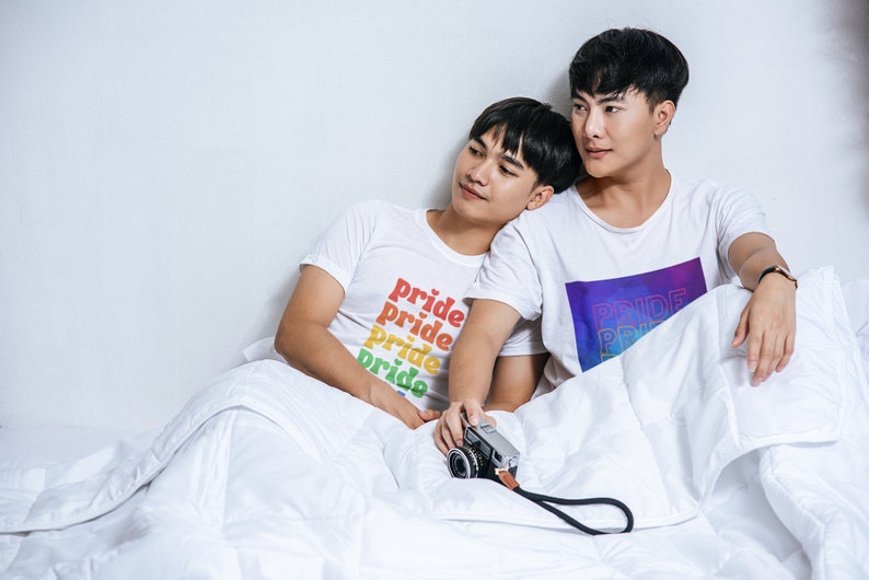 PRIDE Unity Unisex Super Soft Trendy Pride Love Print Tee T-shirt Lgbtq ...