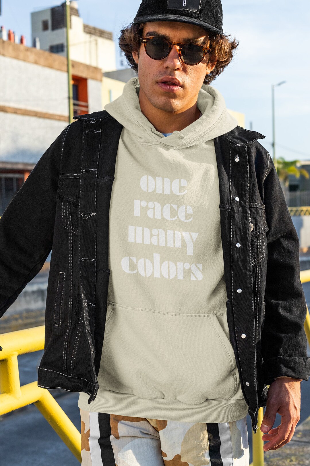 One Race Many Colors Unisex Essential Hoodie Neutrals Collection - Etsy