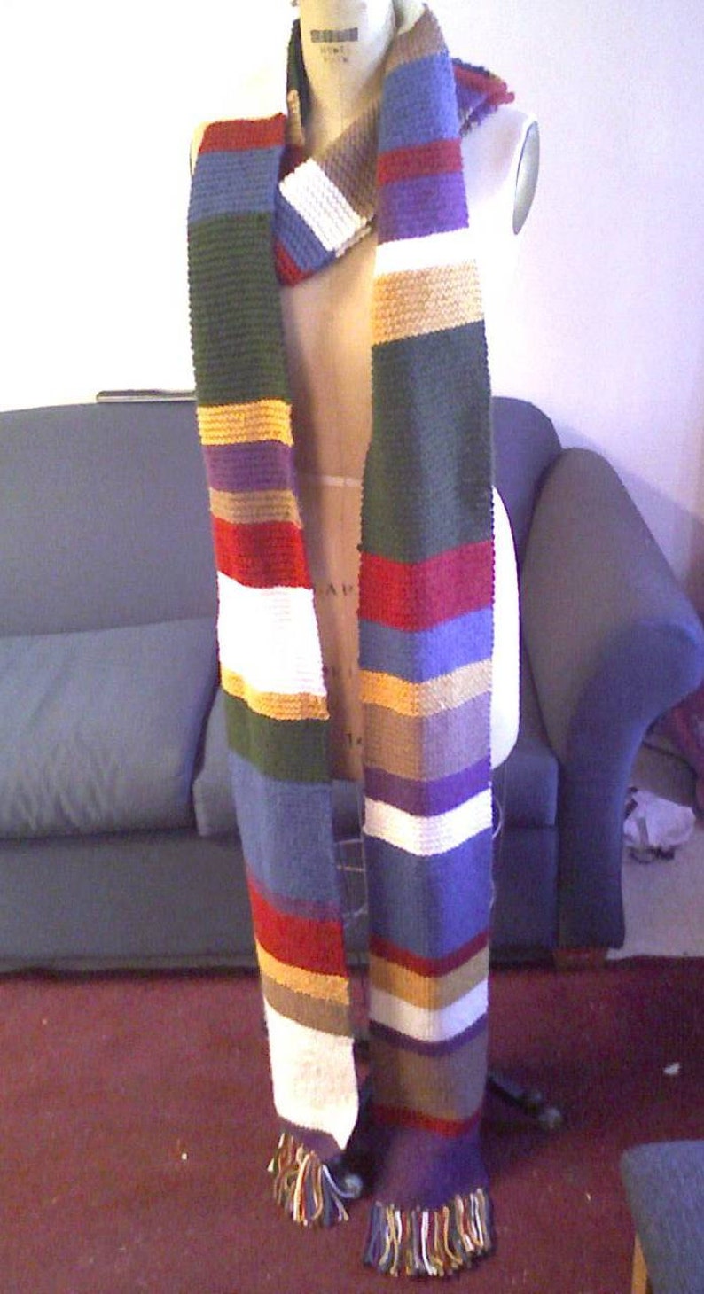 Doctor Who Tom Baker Scarf | Etsy