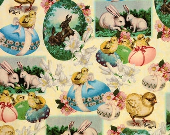 Vintage Easter Fabric - Etsy