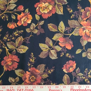 Stunning Rust and Orange Color Flowers by Andover Fabrics - SOLD by the ...