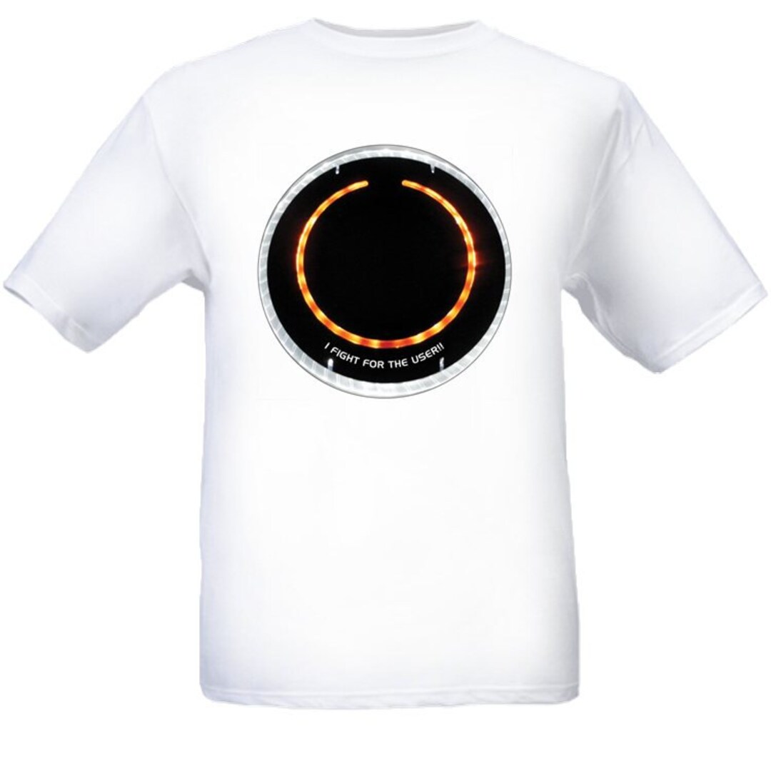 Customized Tron Shirt (rinzler Disc Front) - Etsy