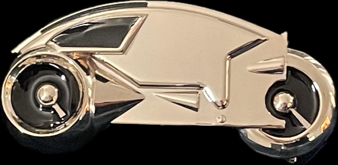 TRON Lightcycle Gold Belt Buckle - Beautiful - Etsy