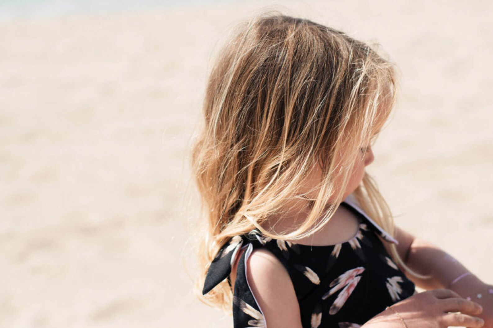 Kids Designer Bathing Suit Black Feather Pattern - Etsy