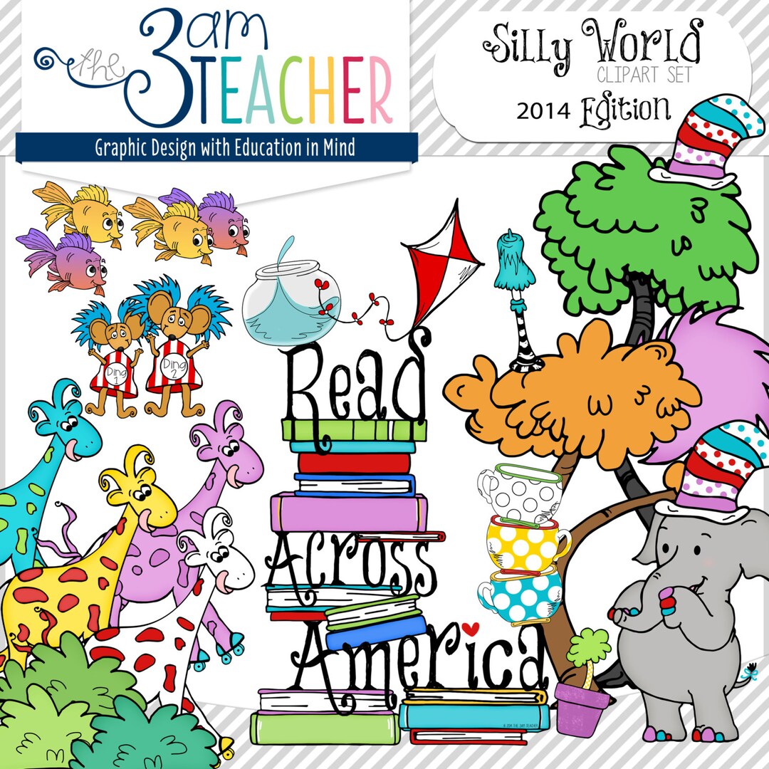 It's a Silly World Clip Art Collection - Etsy