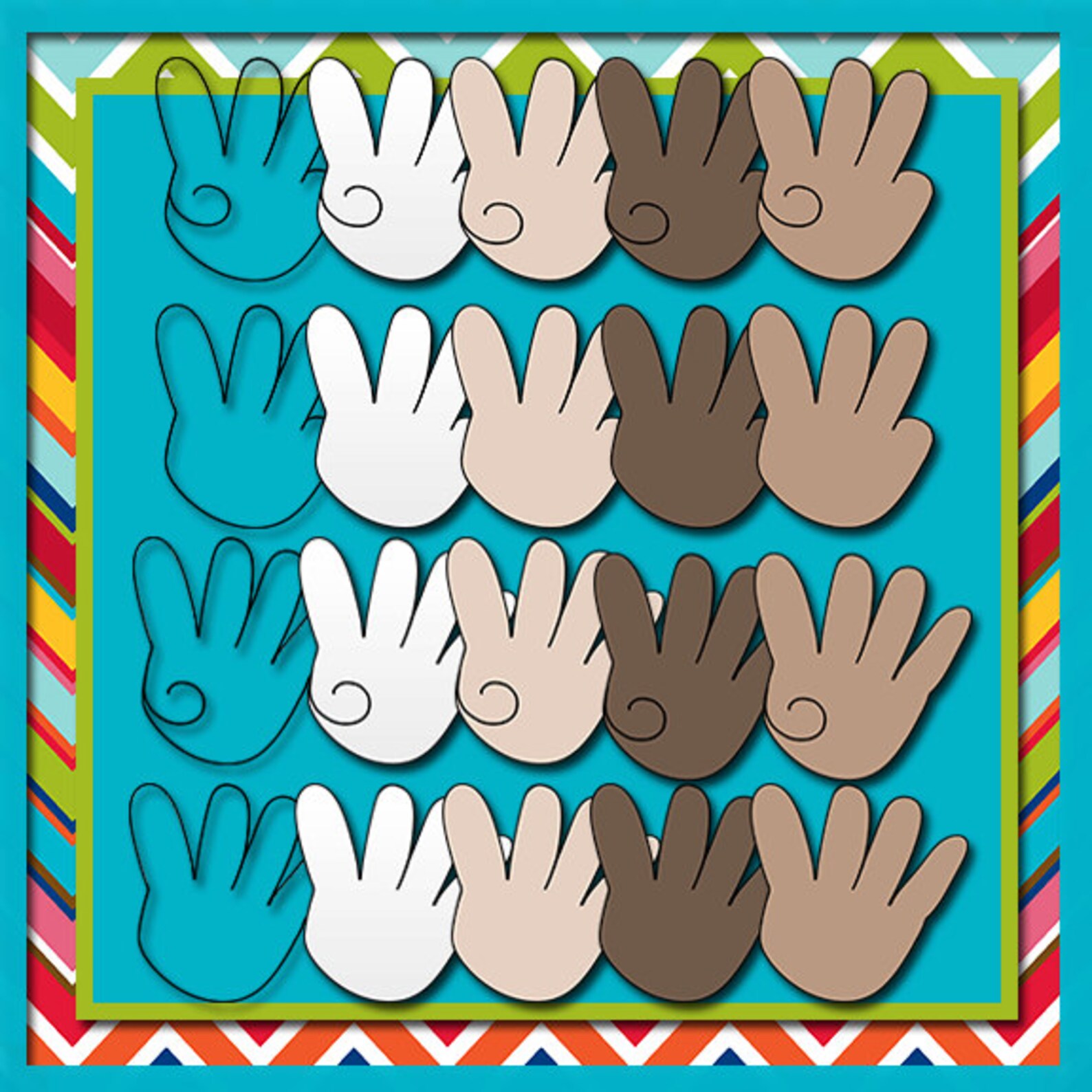 Multi-cultural Finger Counting | Etsy