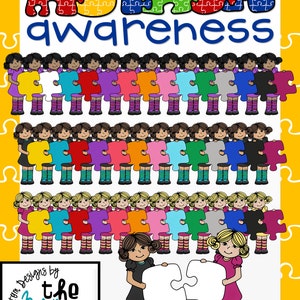 Autism Awareness Clip Art / Graphics Mega Bundle | Etsy