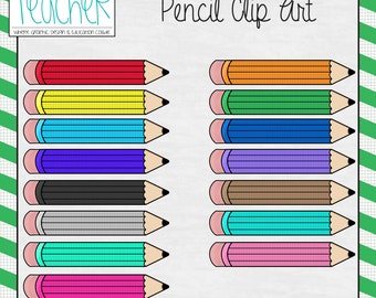 Back 2 School Supplies: Pocket Folder Clip Art / Graphics - Etsy