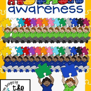 Autism Awareness Clip Art / Graphics Mega Bundle | Etsy