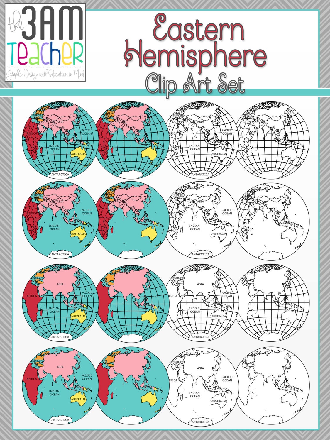 World Maps Clip Art: Mega Bundle Savings - Etsy