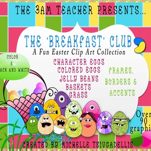 Easter Egg Clip Art Commercial Use Clip Art | Etsy