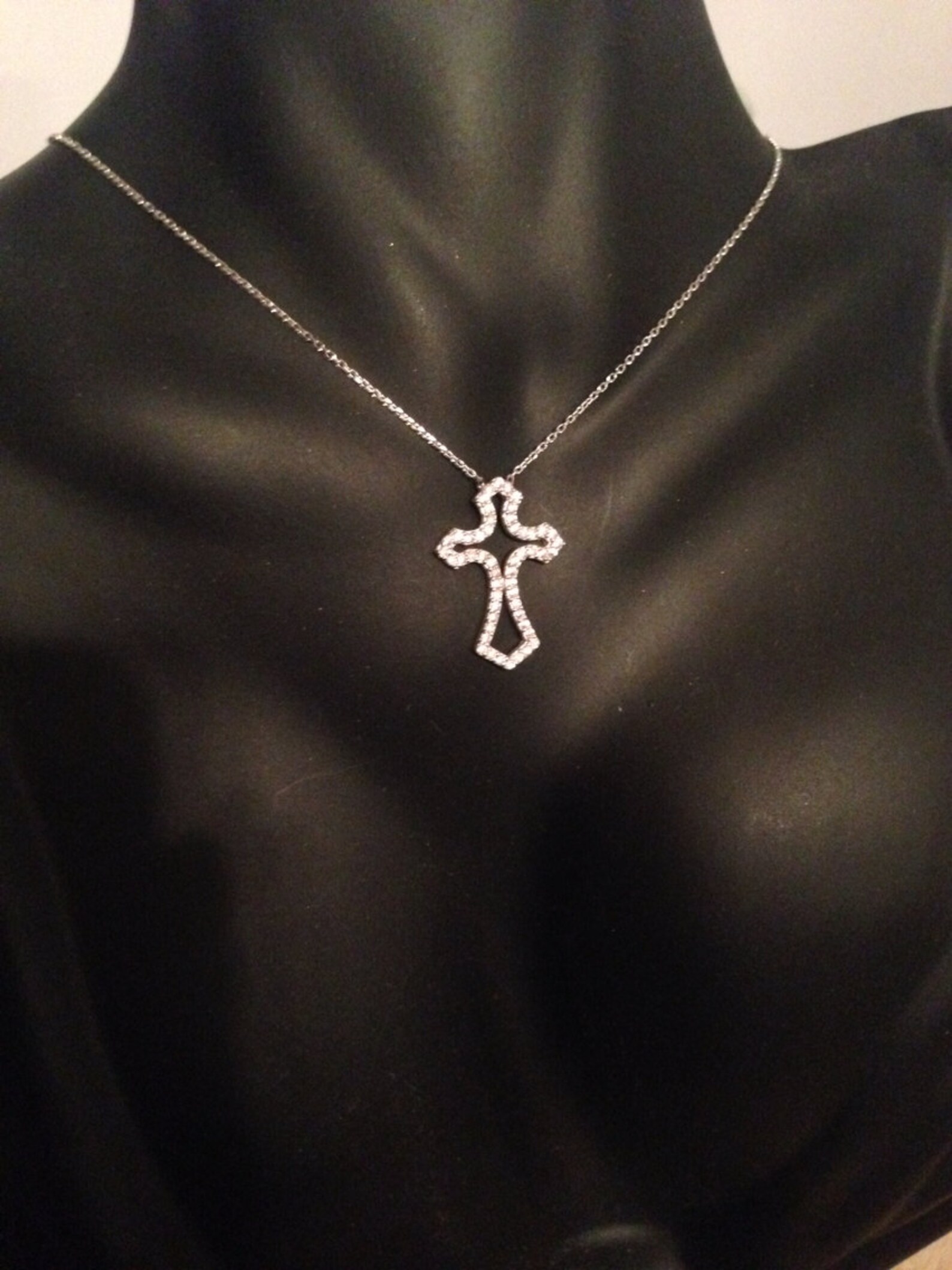 Antique Pave Cross - Etsy