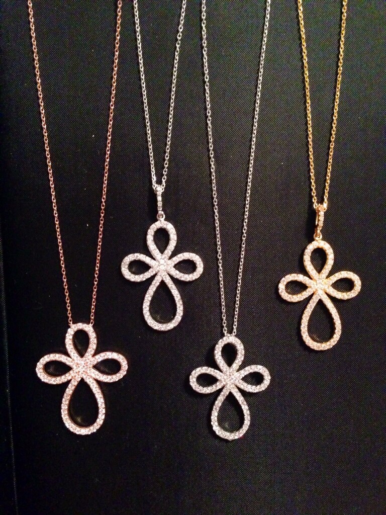 Large Loop of Faith Cross Necklace - Etsy