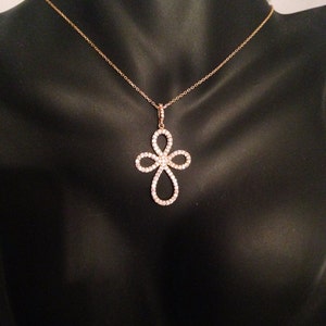 Large Loop of Faith Cross Necklace - Etsy